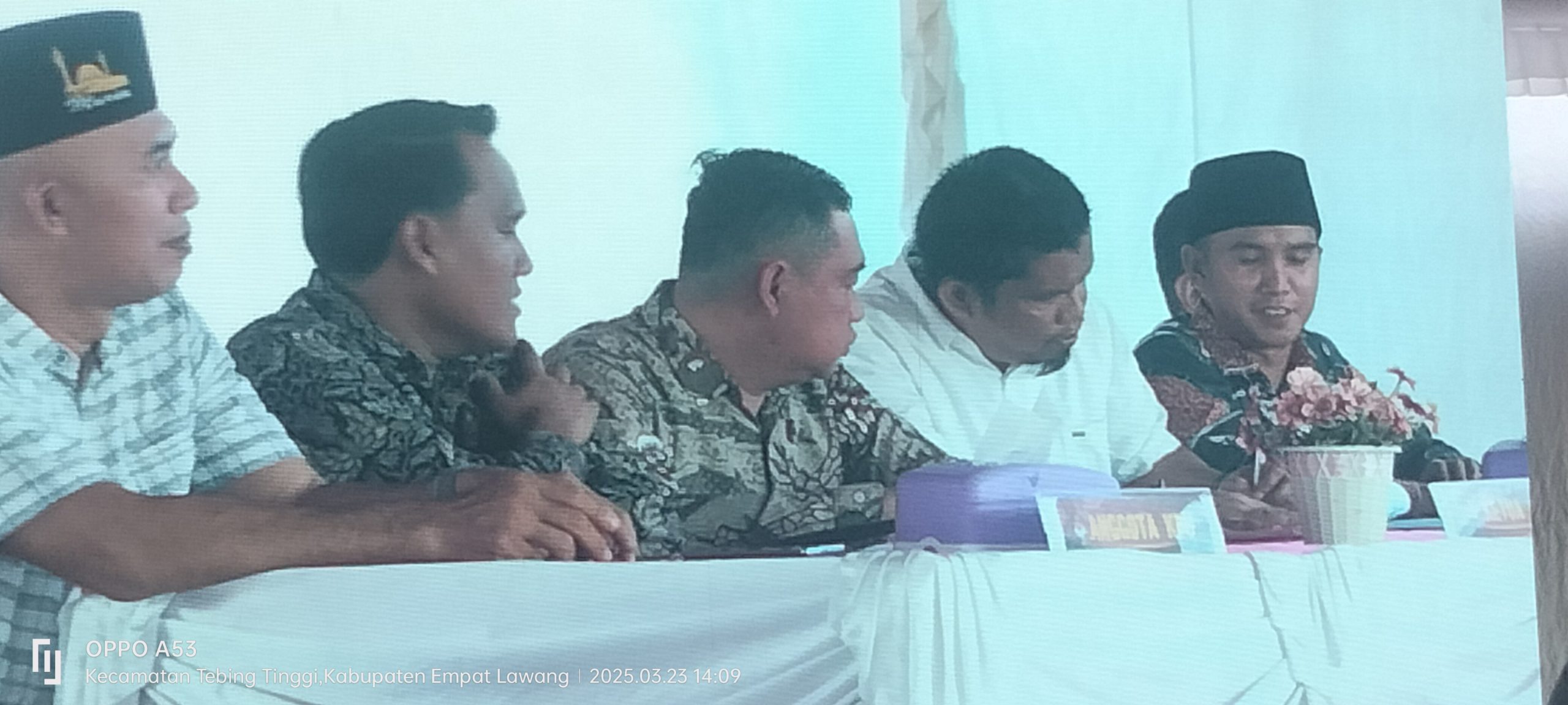 Rapat Pleno Terbuka Pengundian Penetapan Nomor Urut Pasangan calon Bupati dan Wakil Bupati Empat ...